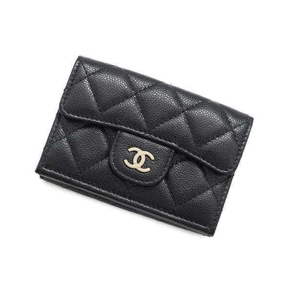 CHANEL | Bags | Chanel Black Coco Mark Wallet | Poshmark